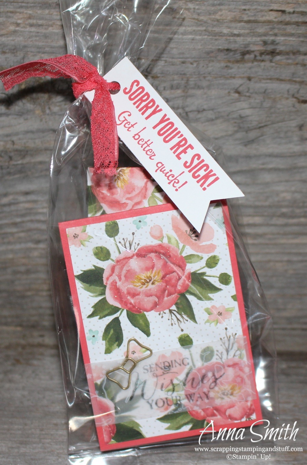 Sorry You're Sick Tissue Box and Gift Bag Set