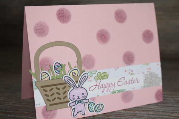 Easter Bunny Card Featuring the Basket Bunch Bundle