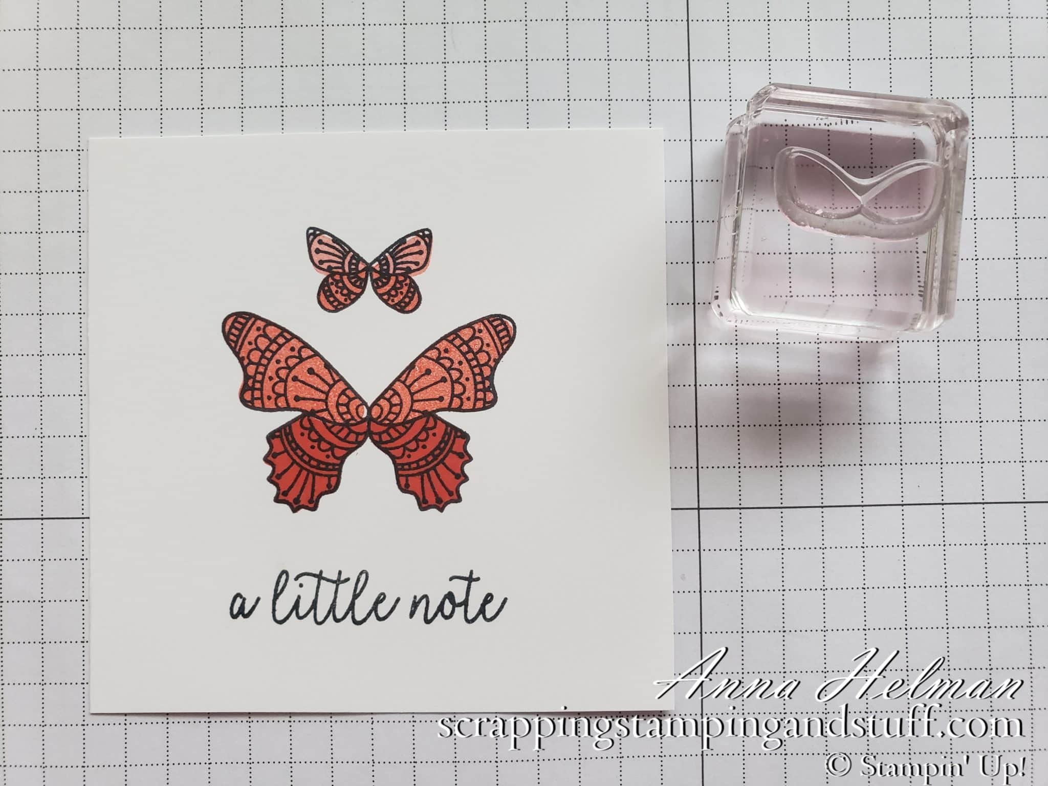 Cardmaking 101 Lesson 10: Stamping Off Technique