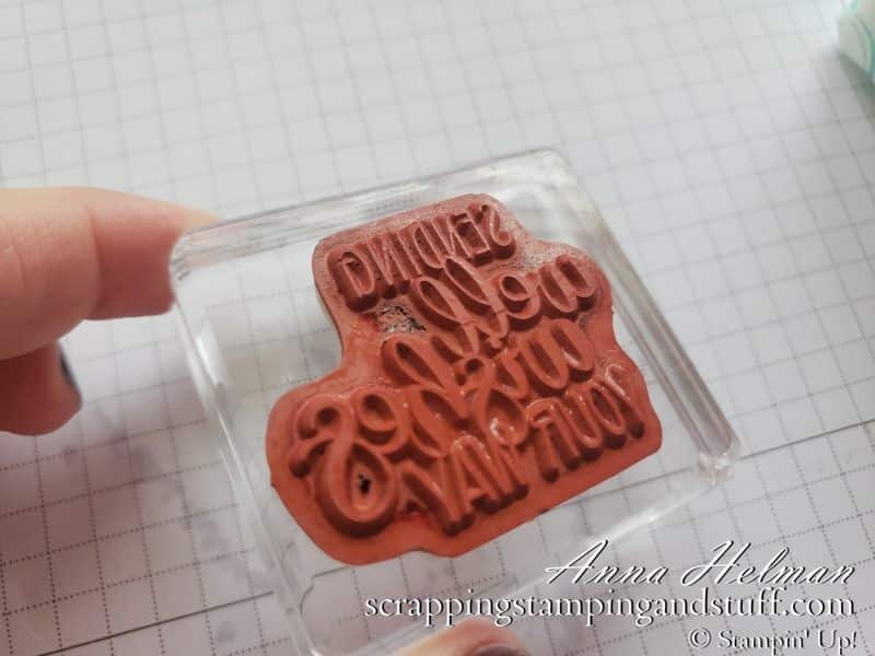 Cardmaking 101 Lesson 8: How to Clean Stamps