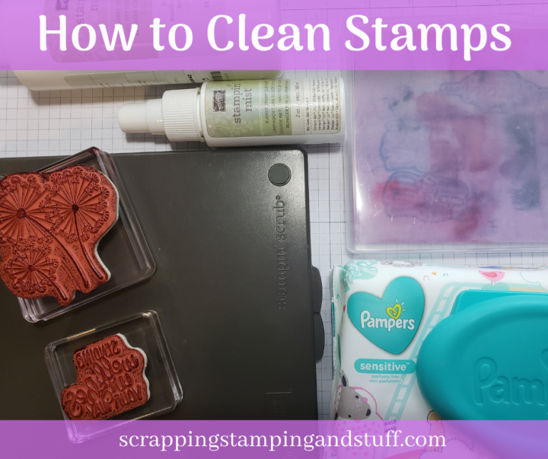 Cardmaking 101 Lesson 8: How to Clean Stamps