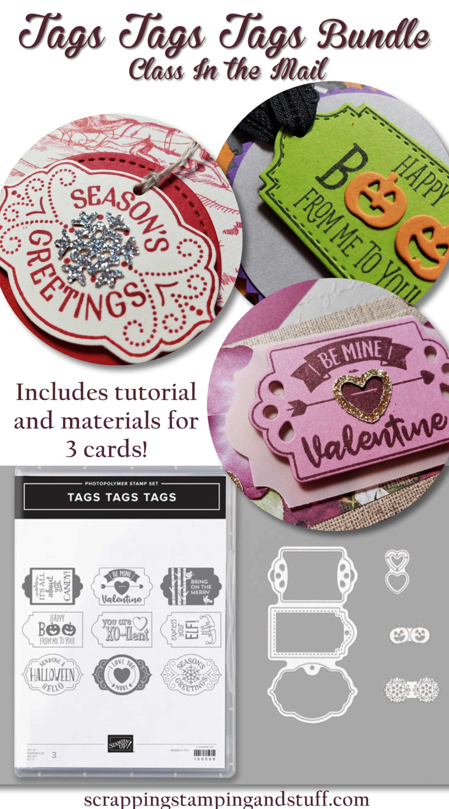 Stampin Up Tags Tags Tags Class In The Mail