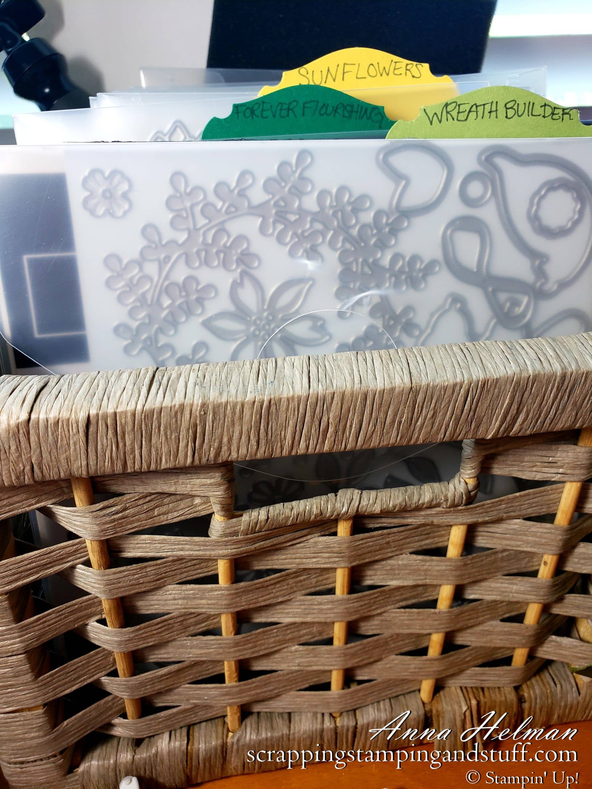 How To Organize Dies for Paper Crafting