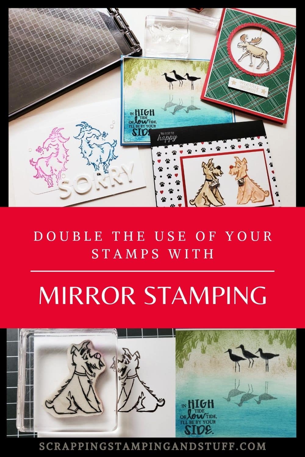 How To Reverse Stamp With The Mirror Stamping Technique