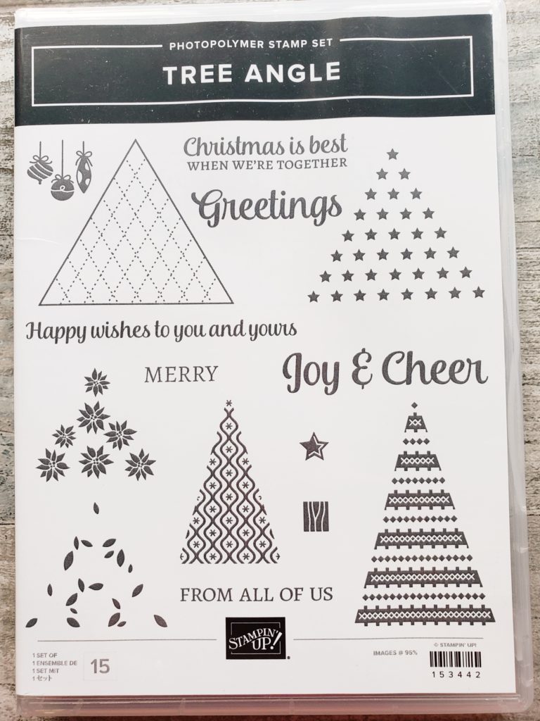 A Stampin Up Tree Angle Card