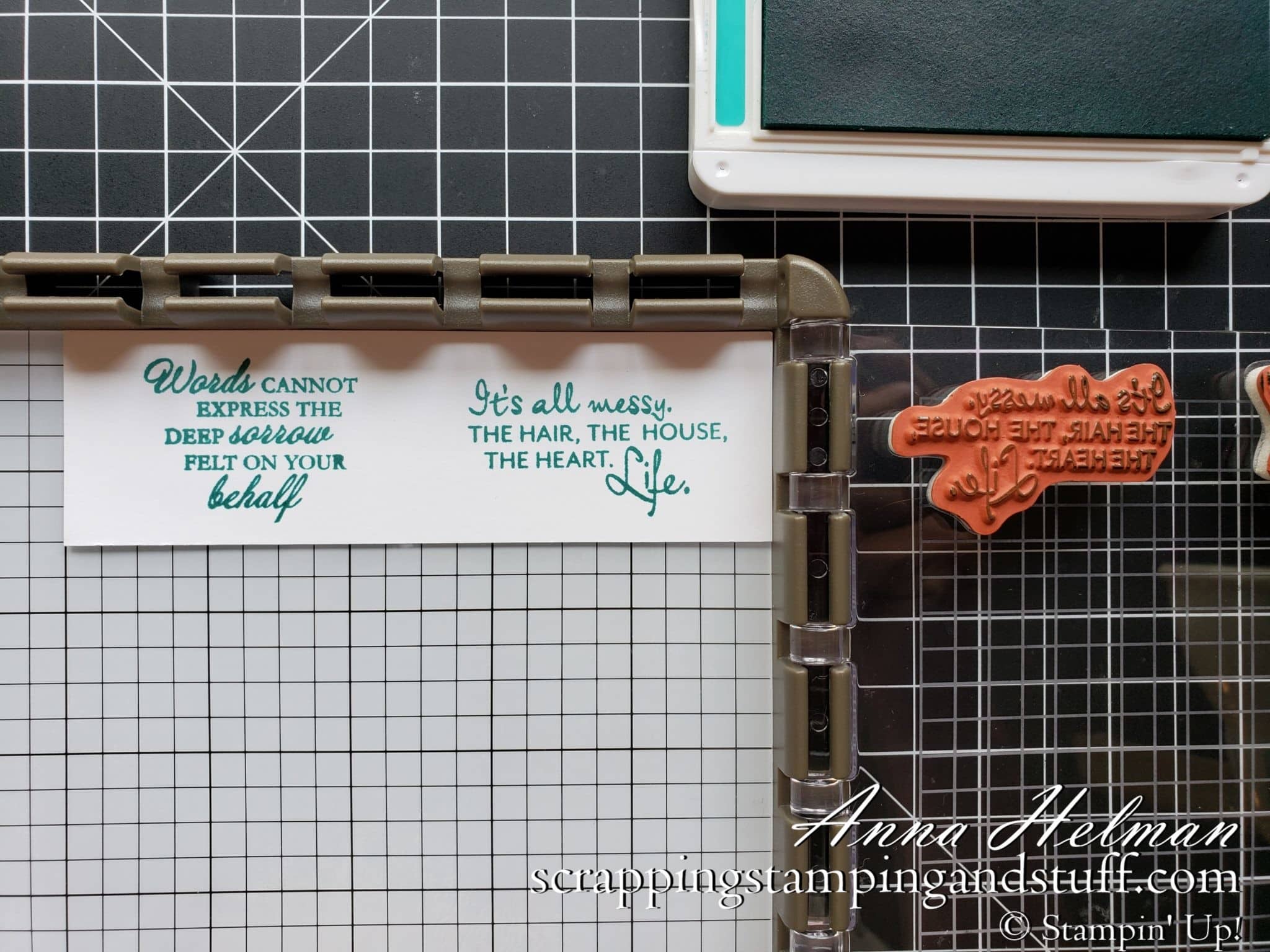 How To Line Up Stamps Straight