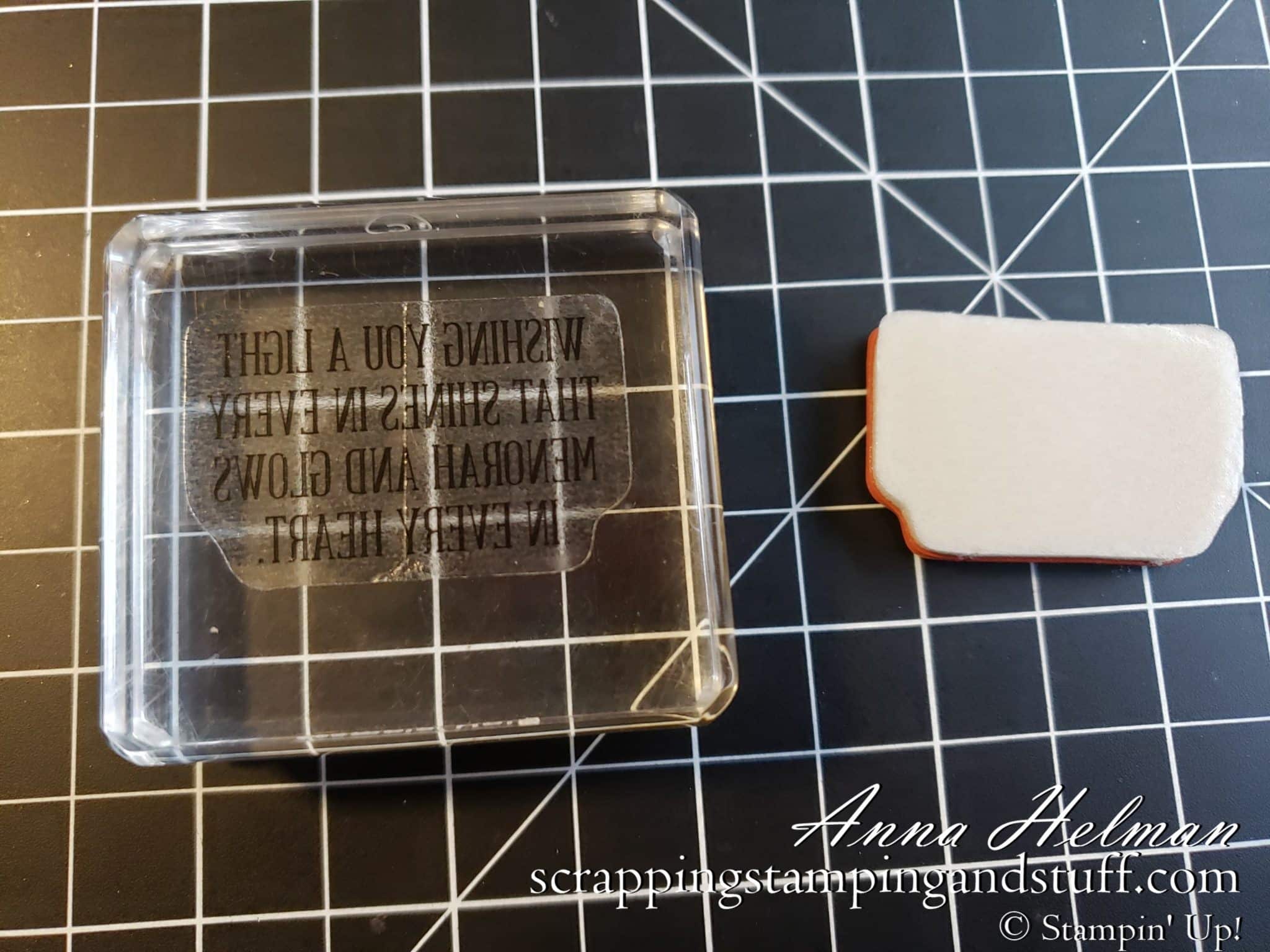 How To Place Labels On Rubber Stamps PERFECTLY Every Time!