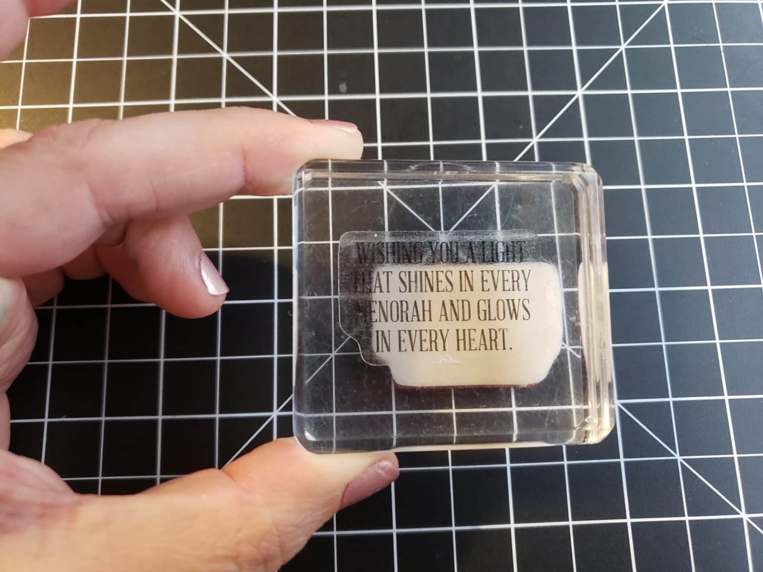 How To Place Labels On Rubber Stamps PERFECTLY Every Time!