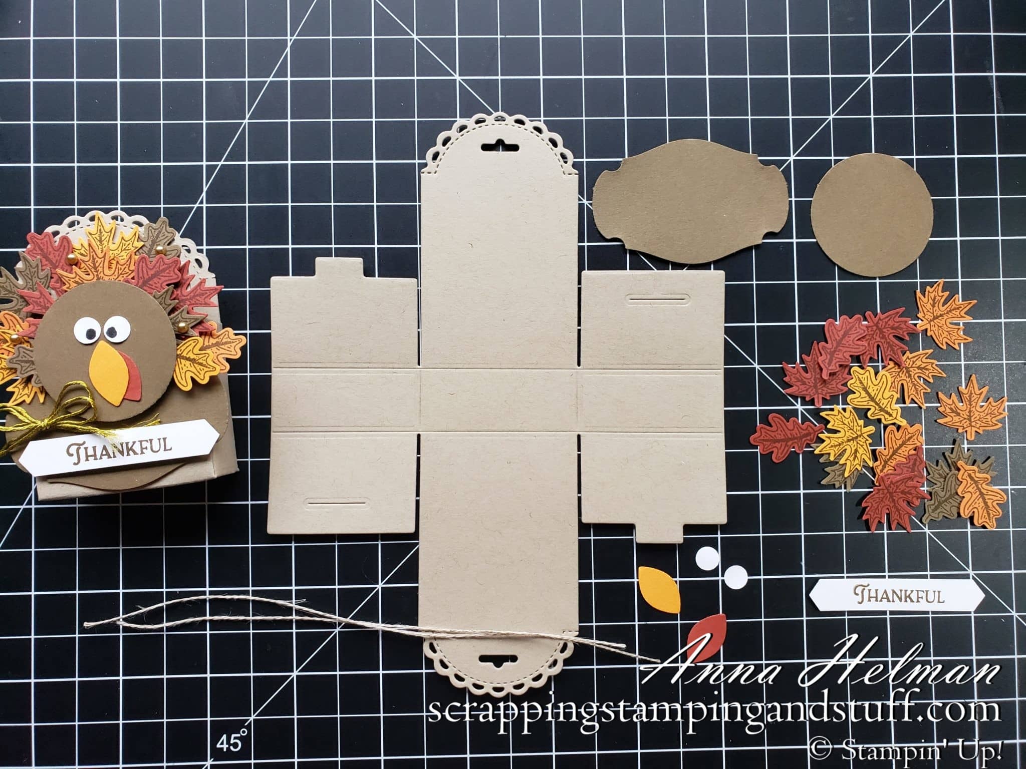 Turkey Treat Boxes For Your Thanksgiving Dinner Table