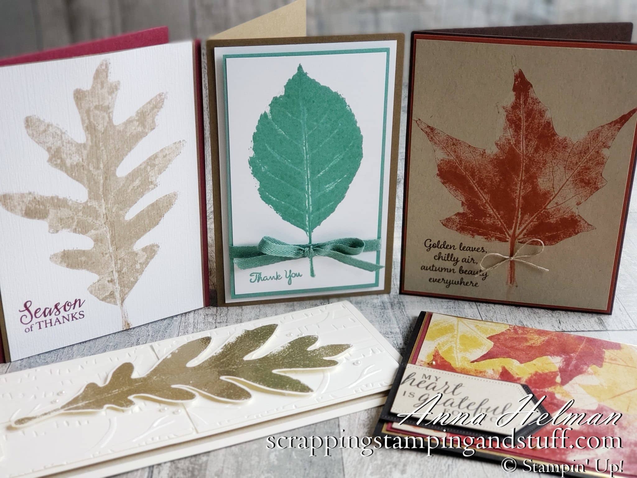 This Leaf Stamping Technique Is A Must-Try For Fall Cards