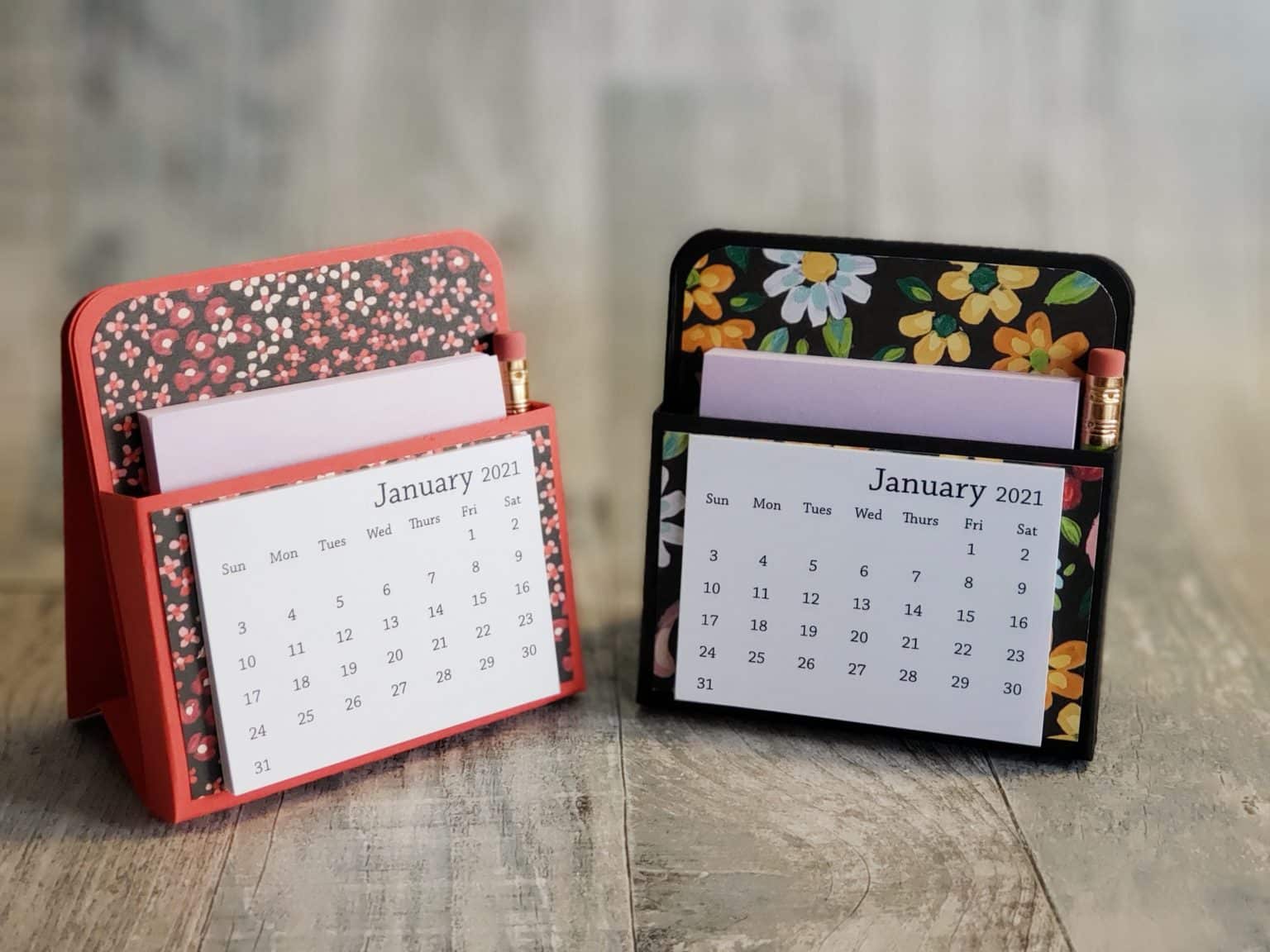 Mini Desk Calendar - Day 3 of 12 Days of DIY Gift Ideas