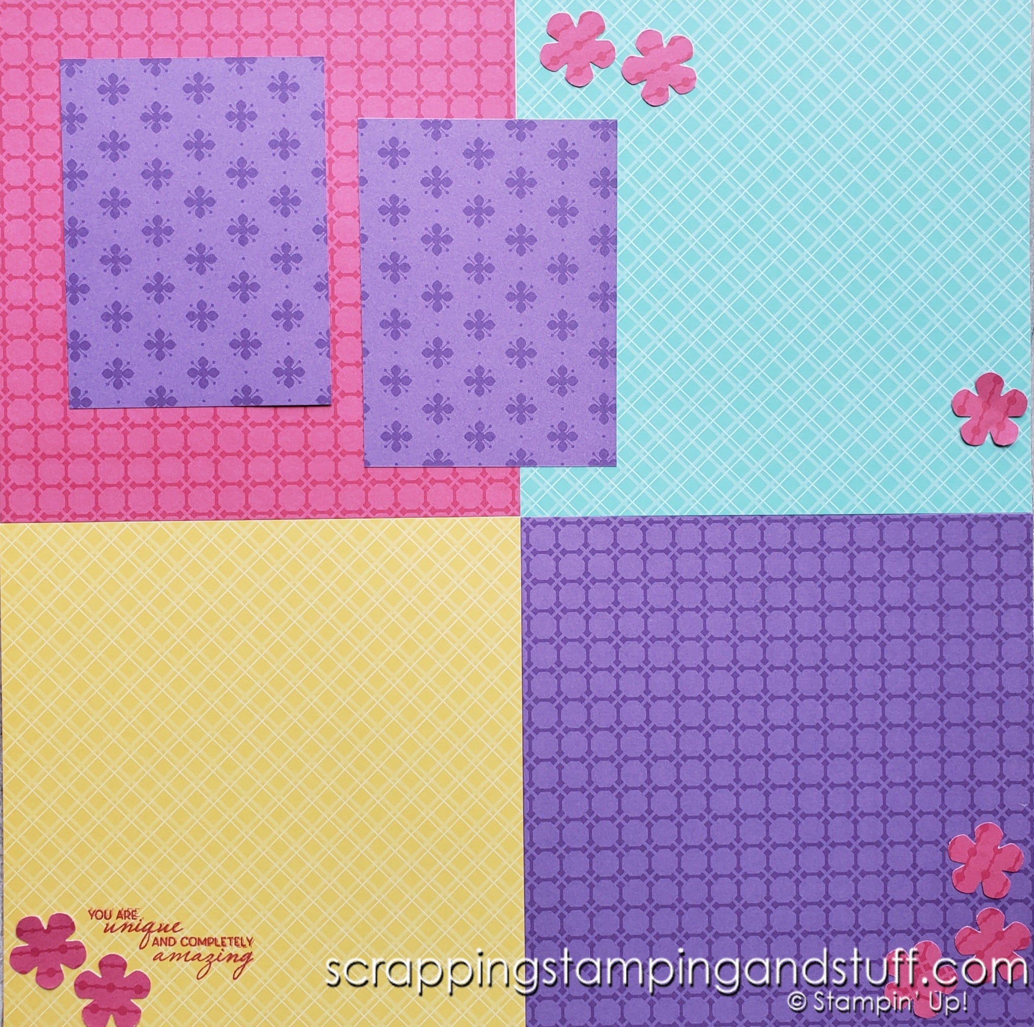 How To Use 6"x6" Paper For Scrapbooking