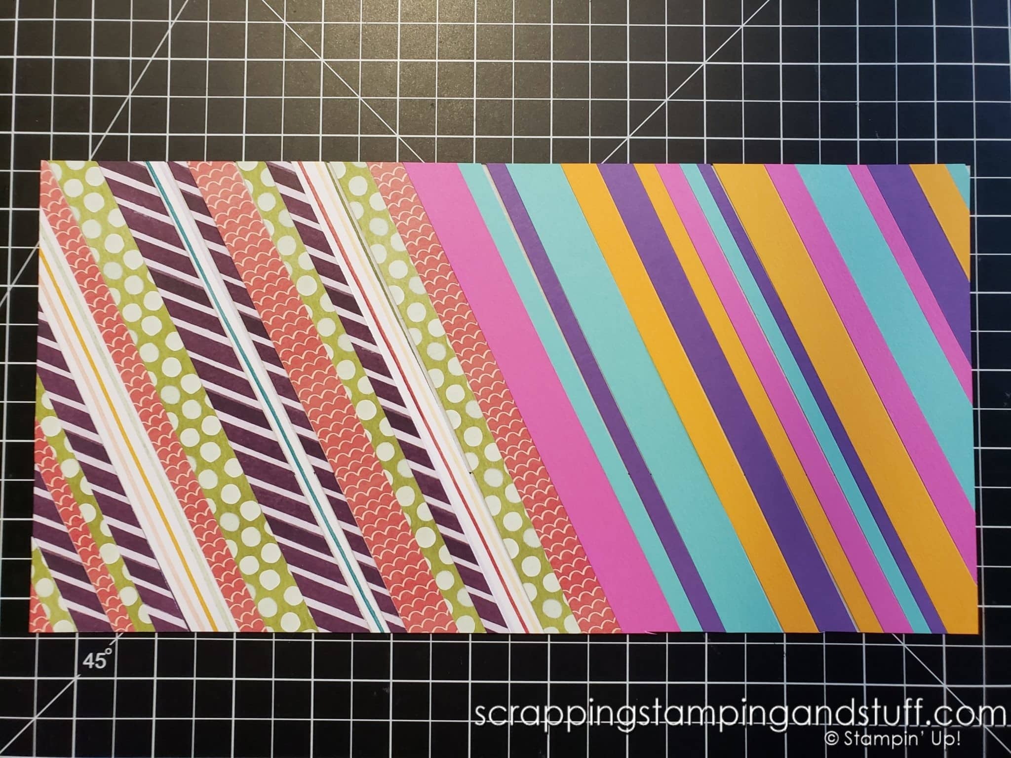 Pieced Scrap Cards Are An Amazing Way To Use Up Those Paper Scraps