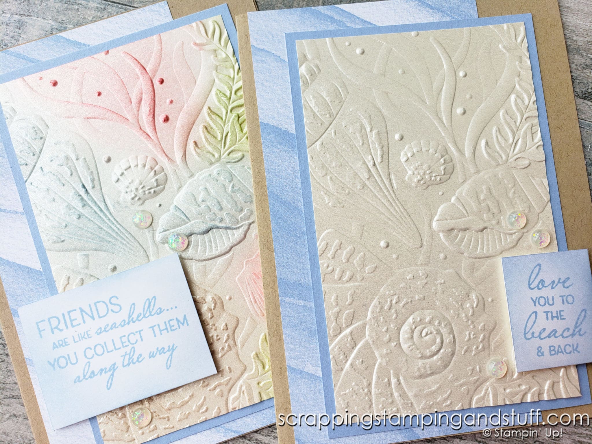 Stampin Up Friends Are Like Seashells - 10 Ways To Use This Gorgeous Bundle