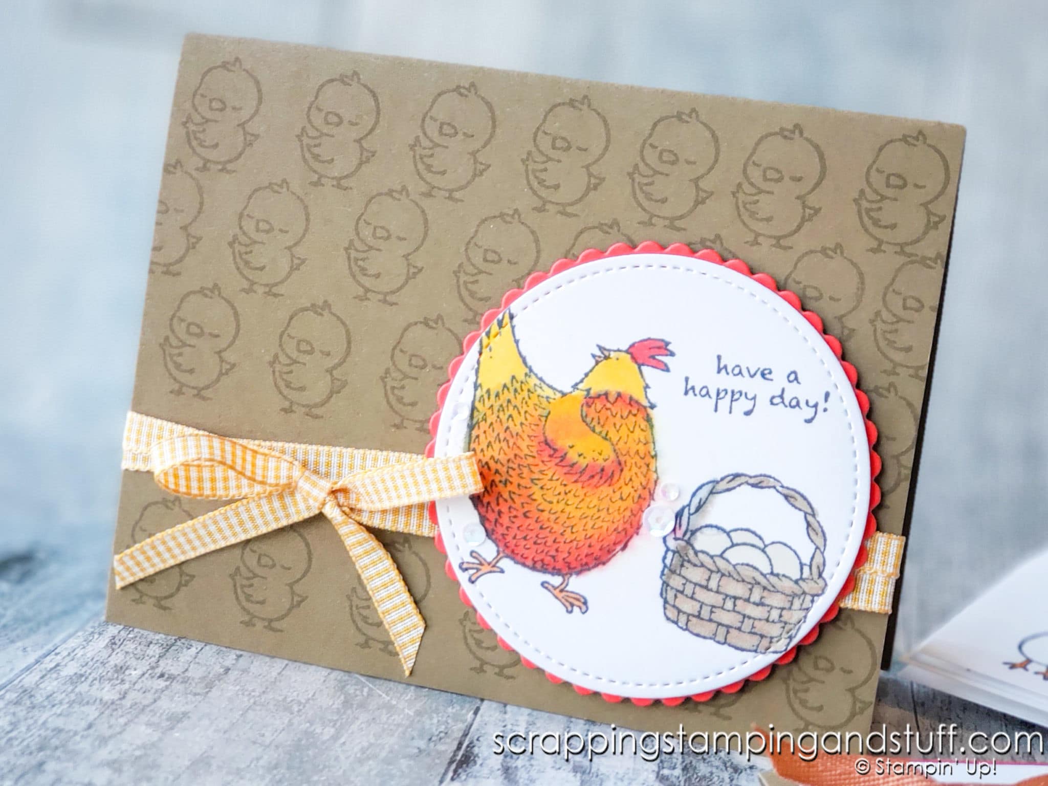 Make Cute Chicken Cards with the Hey Chick & Springtime Joy Stamp Sets