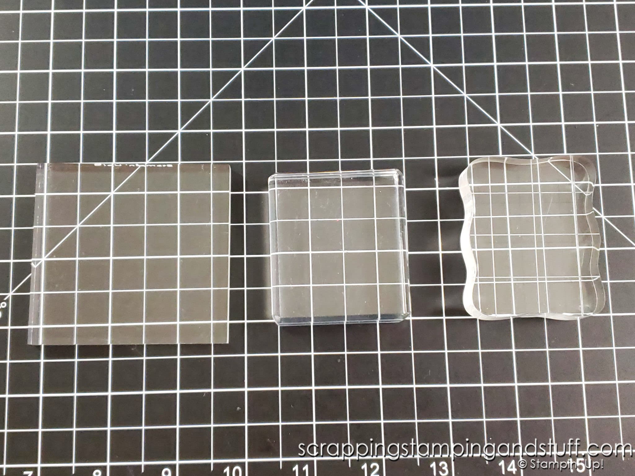 Clear Acrylic Blocks For Stamping & Card Making