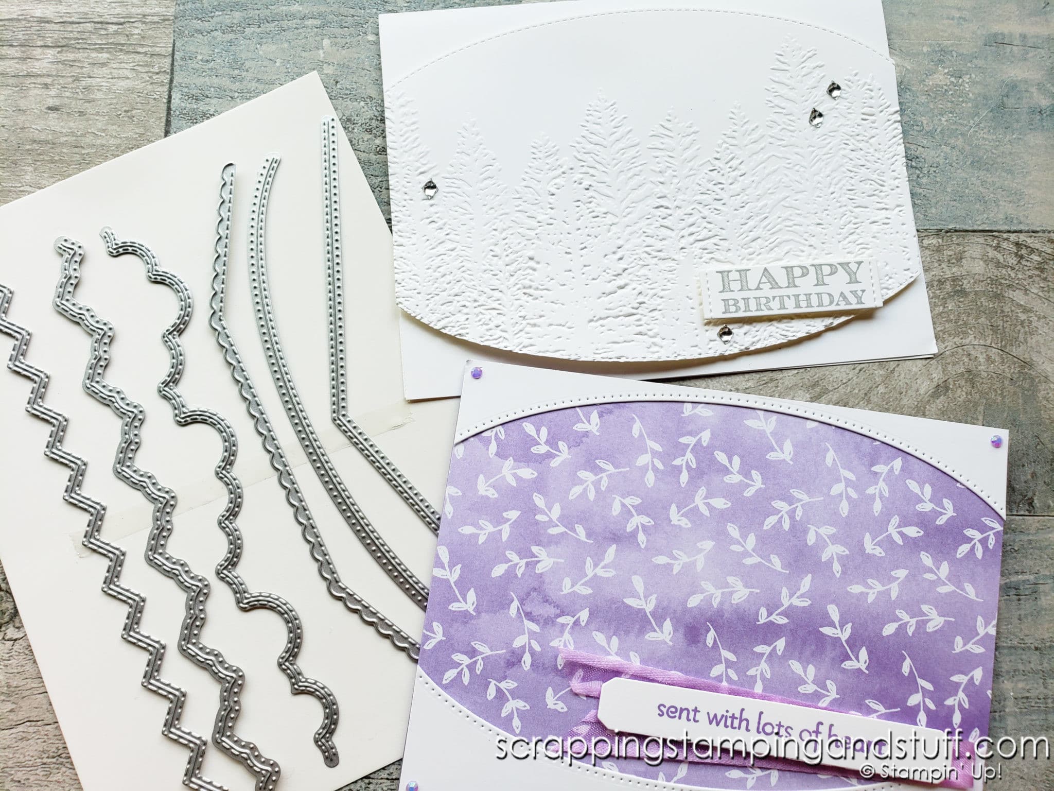 Stampin Up Basic Borders Dies & 6 Ways To Use Borders Dies