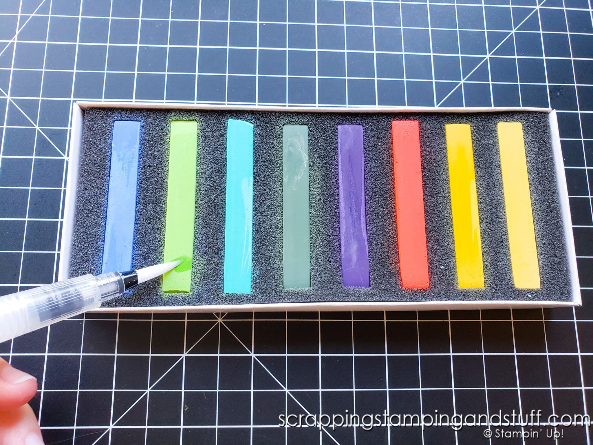 Best Soft Pastels - Using Stampin Up Dry Pastels To Add Color To Projects