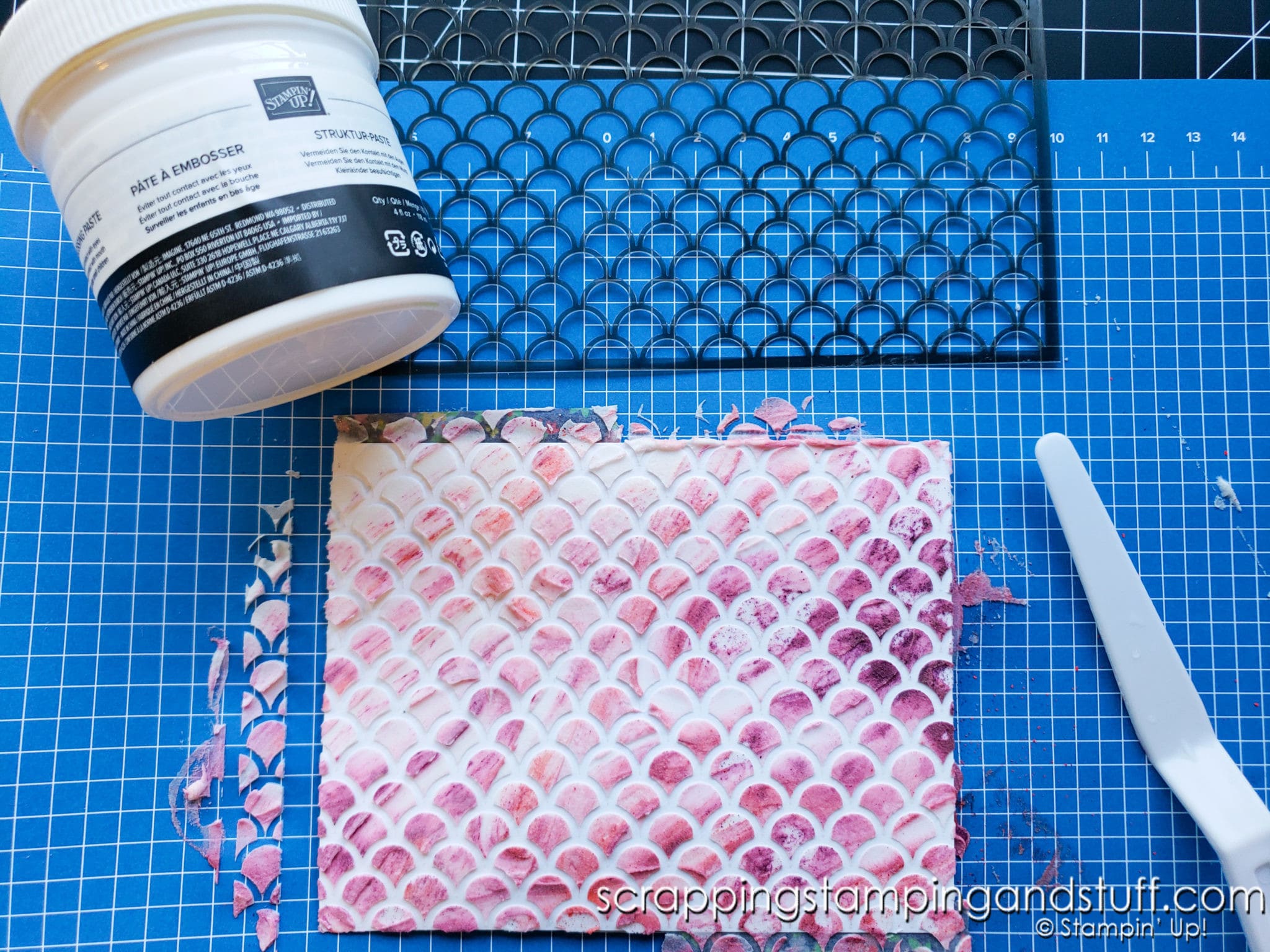 How To Use Texture Paste For Card Making