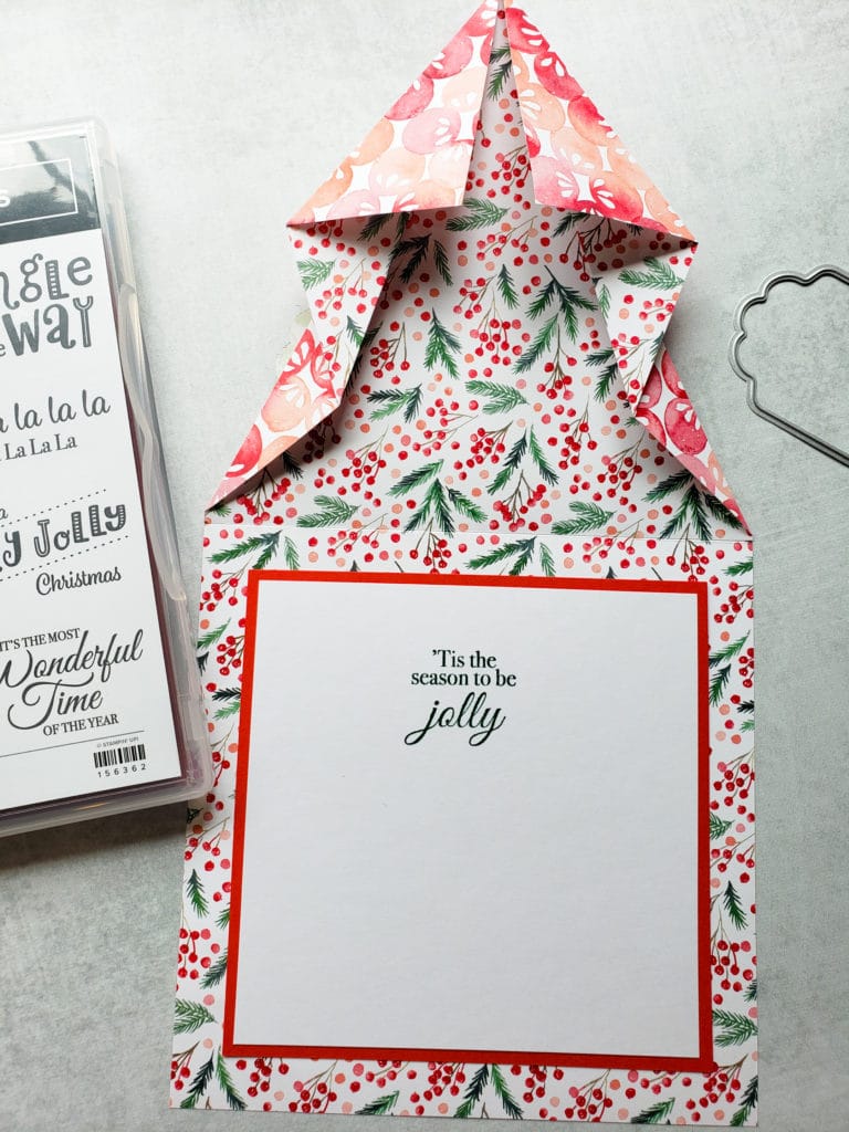 Arrow Fold Card Design - Perfect To Use That Paper Stash!