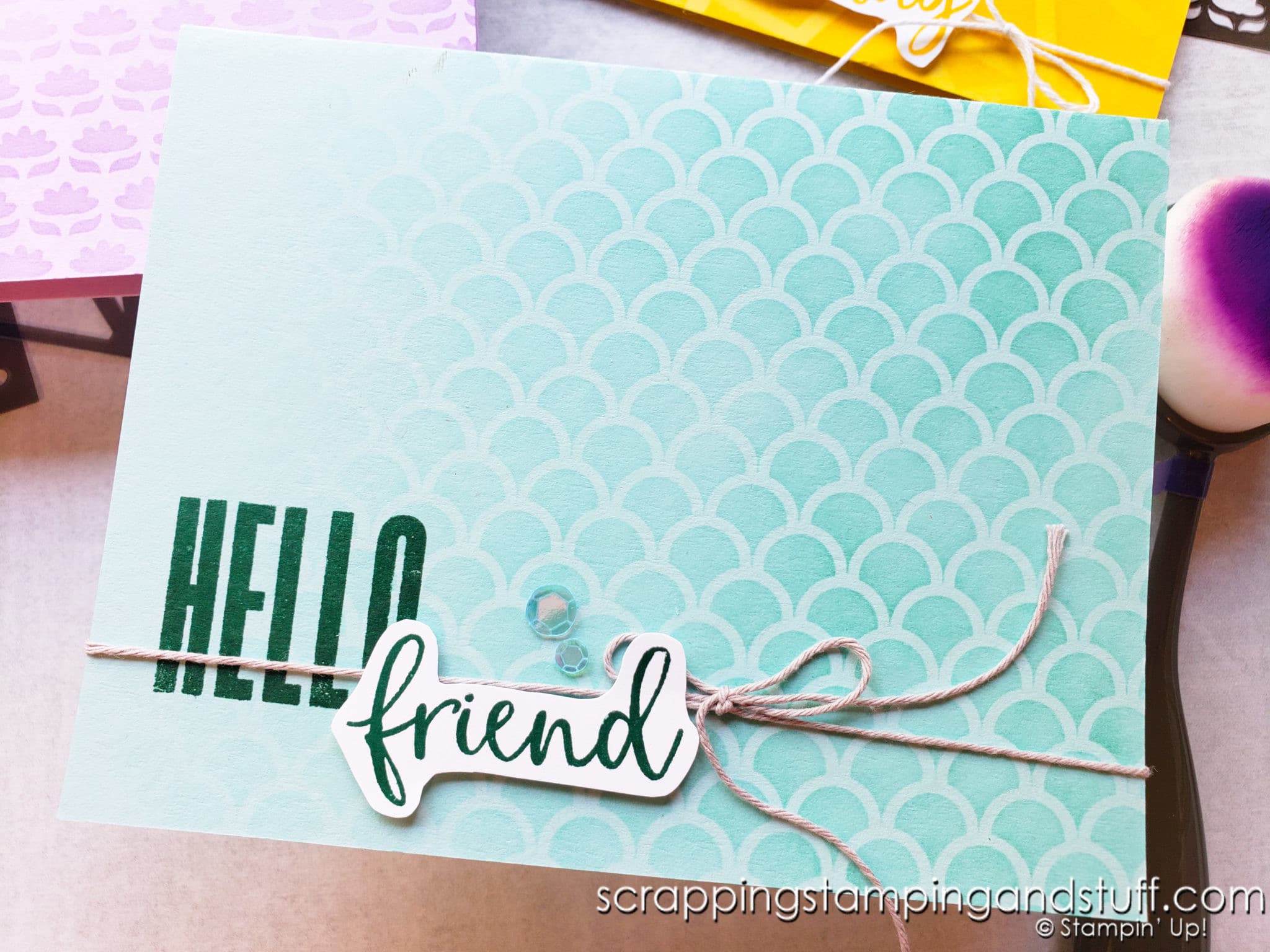 How To Use Stencils For Cardmaking & Bold, Beautiful Backgrounds