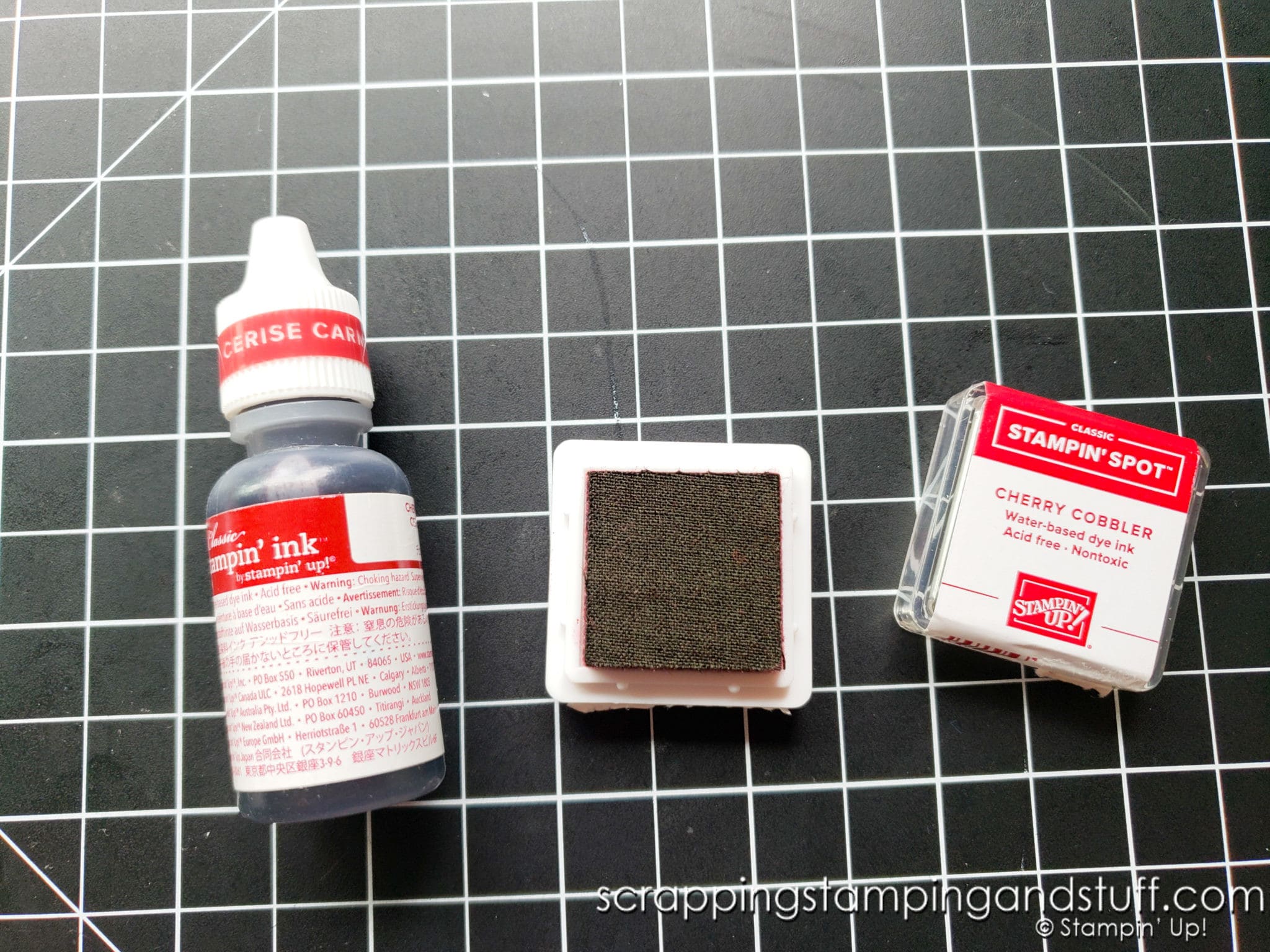 Mini Ink Pads - Stampin Up Spots For The Win