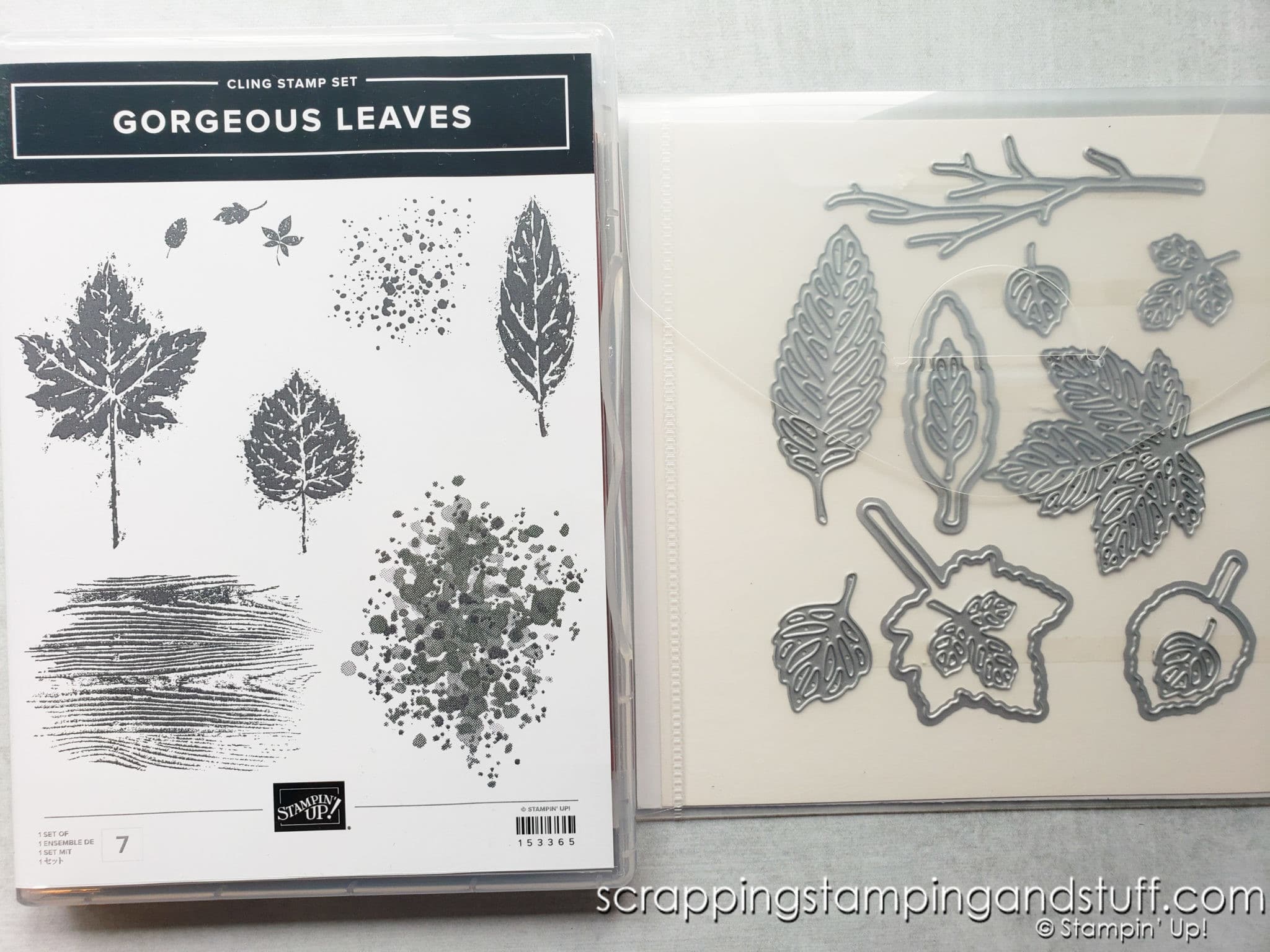 Stampin Up Gorgeous Leaves Makes Beautiful Natural Cards