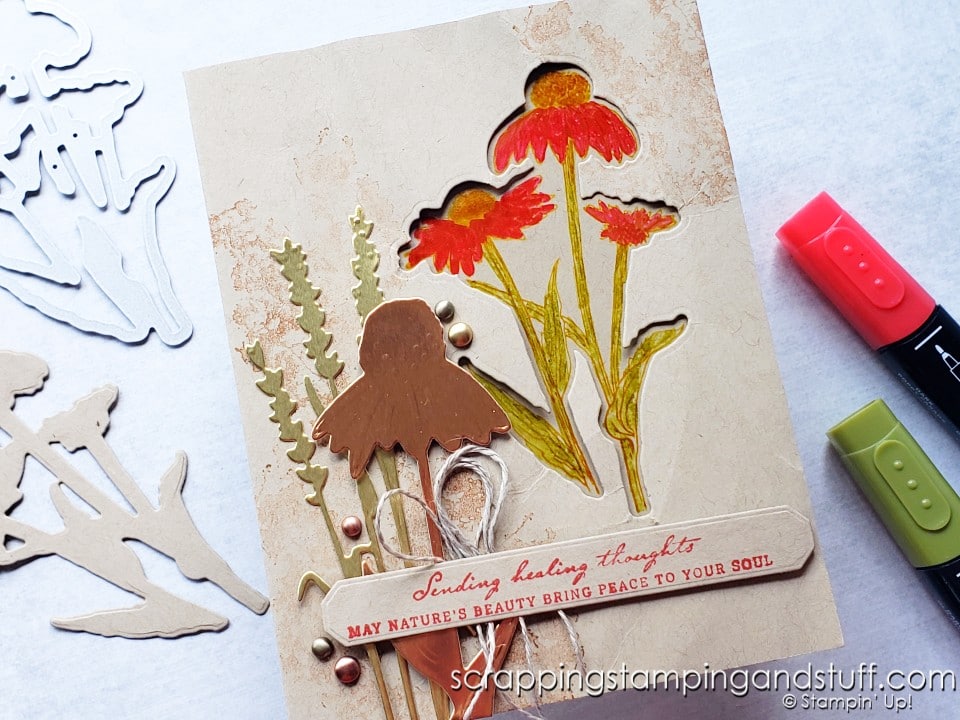 Stained Glass Cards - A Beautiful Technique For Your Stamp & Die Sets