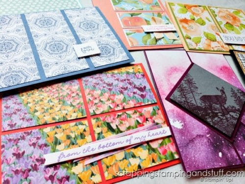 Use Your Paper Stash With Panel Cards!