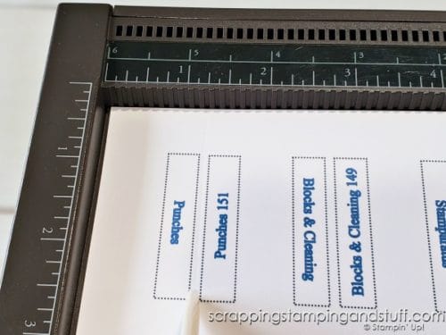 Stampin Up Catalog Tabs - Print & Make Your Own - Handmake with Love