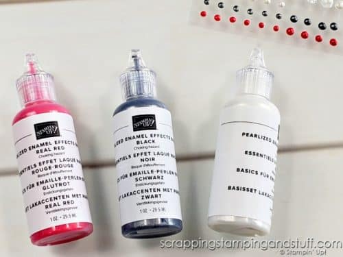 DIY Embellishments With Pearlized Enamel Effects