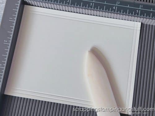 Stampin Up Courage & Faith And A Simple Scoring Technique