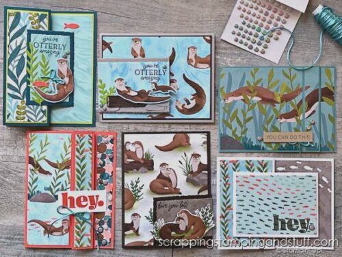 Stampin Up Otterly Amazing & DIY Fun Fold Card Ideas!