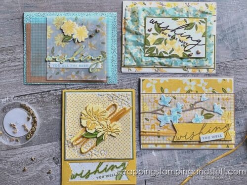 Stampin Up Delightful Wishes & Using Layers On Cards