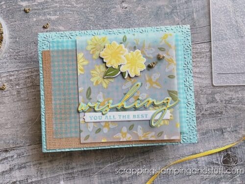 Stampin Up Delightful Wishes & Using Layers On Cards
