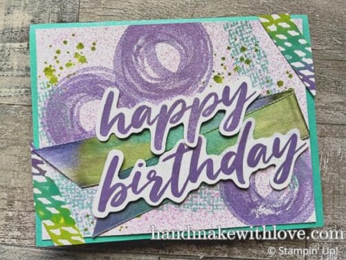 Spritzing Techniques for Card Making